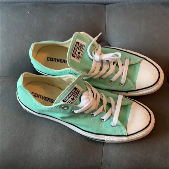 Converse | Shoes | Converse Mint Green Sneakers | Poshmark